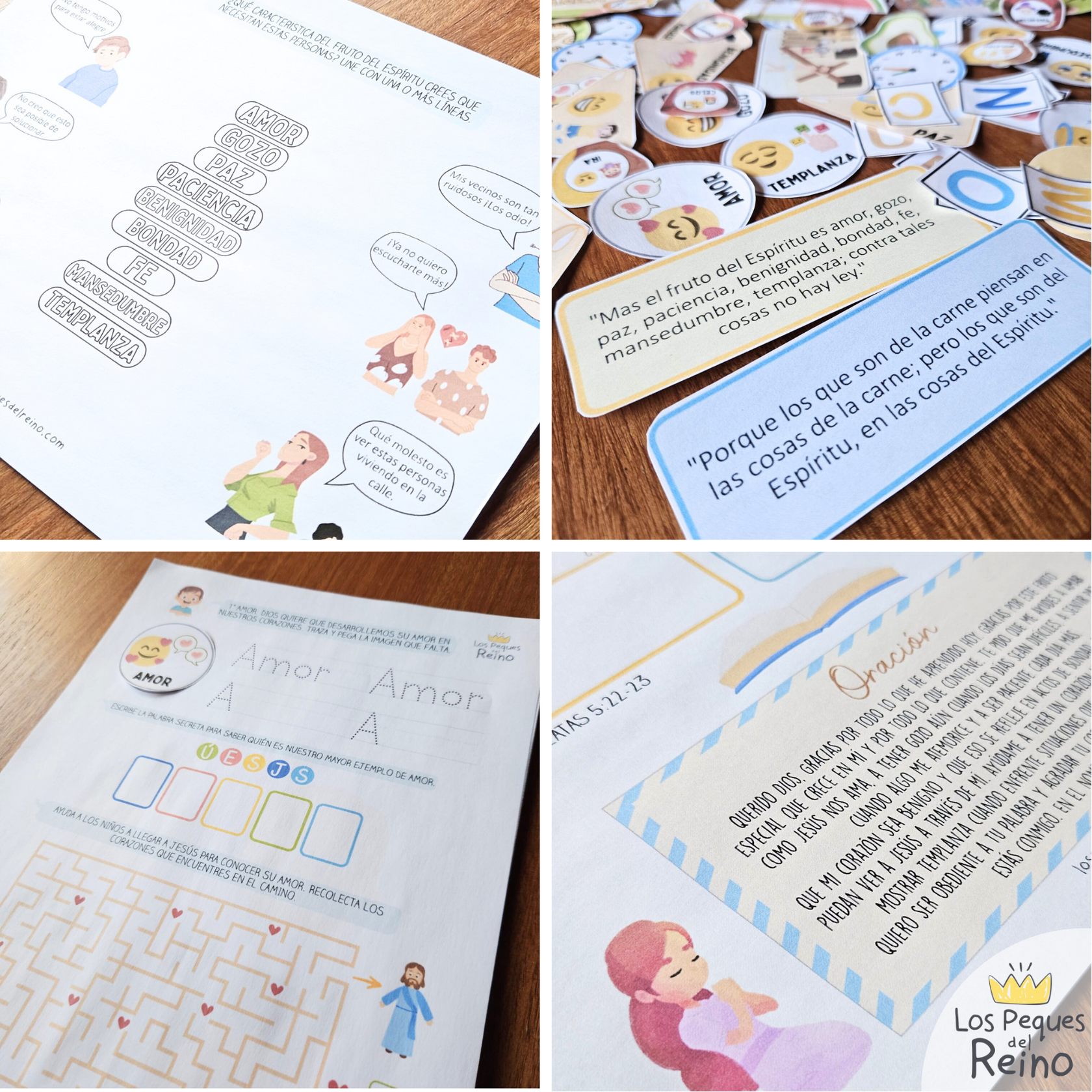 🌟¡NUEVO! PACK ACTIVIDADES - FRUTO DEL ESPÍRITU – Los Peques del Reino