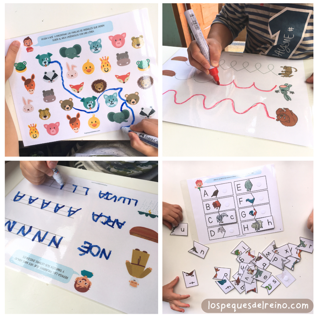 EL ARCA DE NOÉ -Pack de actividades - Preescolar – Los Peques del Reino